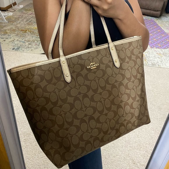 Coach | Bags | Authentic Coach Reversible Tote Bag | Poshmark